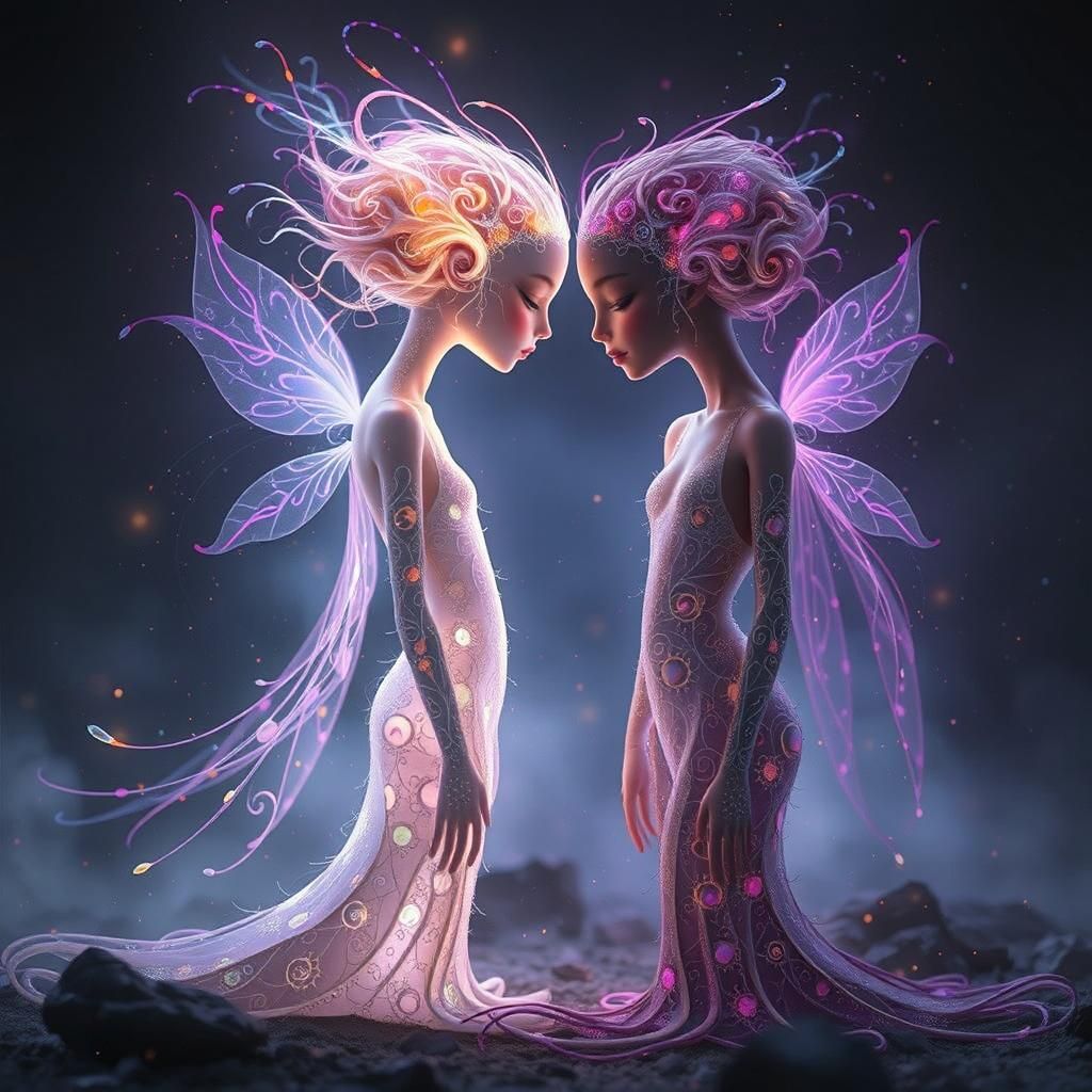 Beauty - Enchanting Fairy Radiates Light and Wonder