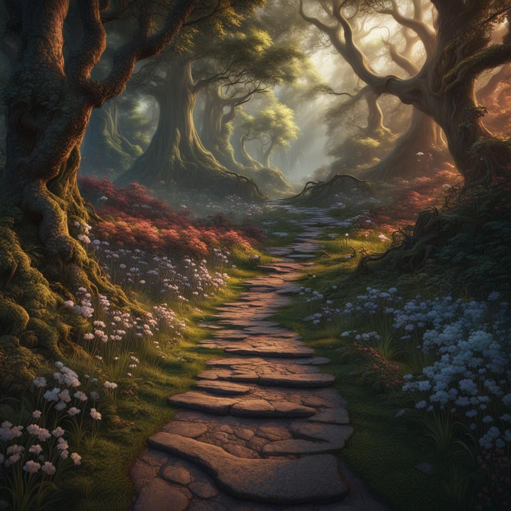 Path 4 - AI Generated Artwork - NightCafe Creator