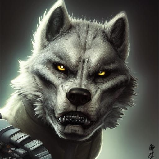 cybernetic werewolf - AI Generated Artwork - NightCafe Creator