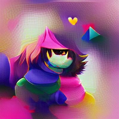 Relsei from deltarune colorful cute - AI Generated Artwork - NightCafe ...