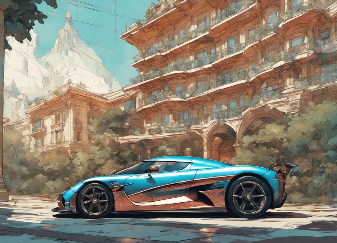 Koenigsegg Regera - AI Generated Artwork - NightCafe Creator