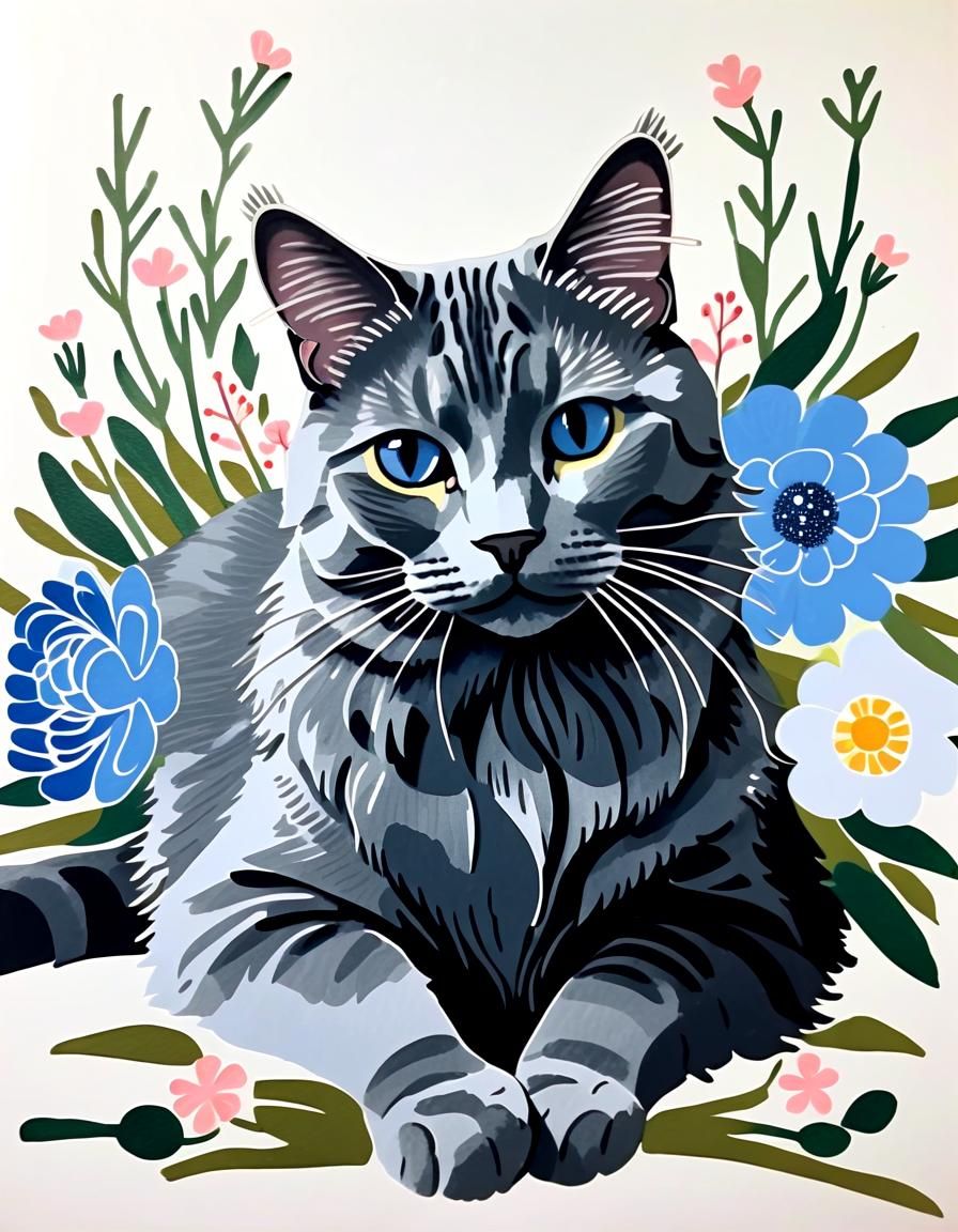 Loco the Cat. - AI Generated Artwork - NightCafe Creator