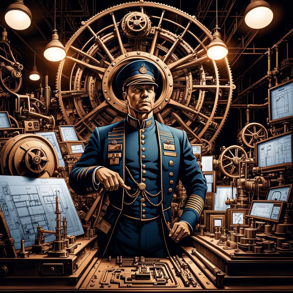 Technocracy arising - AI Generated Artwork - NightCafe Creator