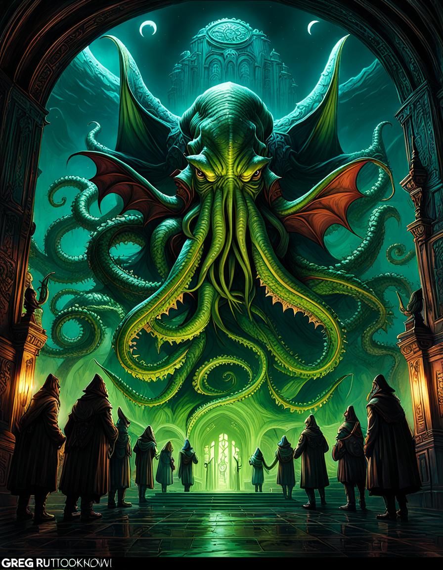 Followers of Cthulhu - AI Generated Artwork - NightCafe Creator