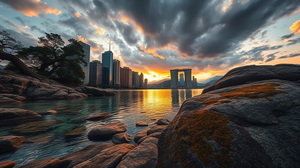 Dramatic cityscape - Dramatic cityscape