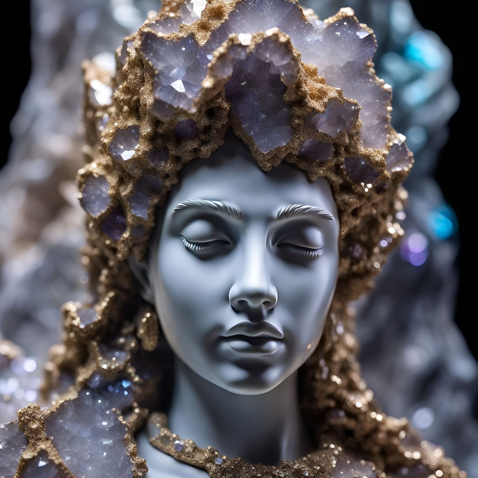 Queen Geode - AI Generated Artwork - NightCafe Creator