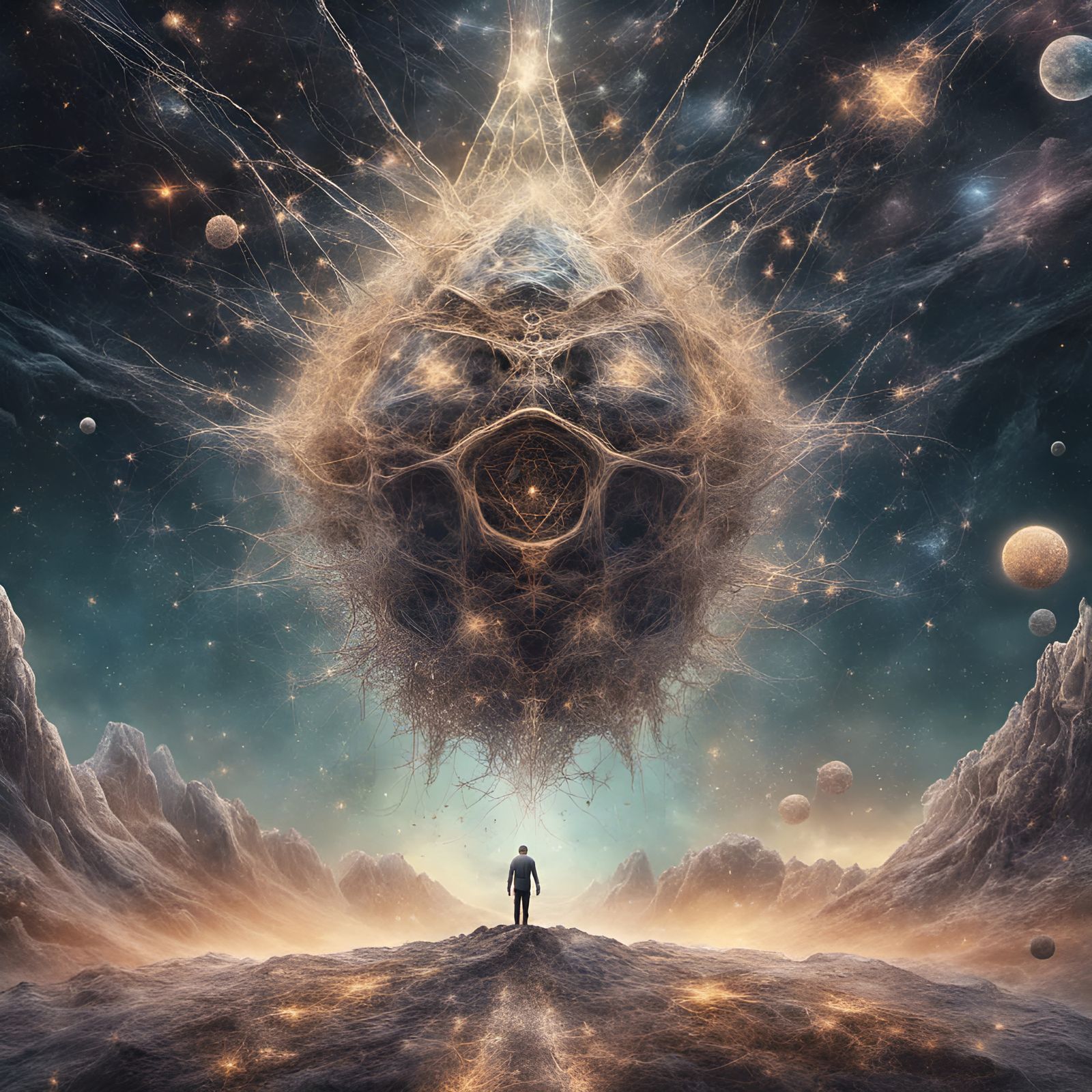 Realm of the Astral Spiders... - AI Generated Artwork - NightCafe Creator