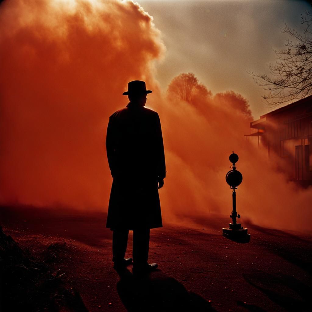 Orange fog.. - AI Generated Artwork - NightCafe Creator