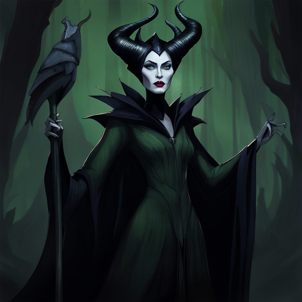 Disney's Maleficent. Version 3 - AI Generated Artwork - NightCafe Creator