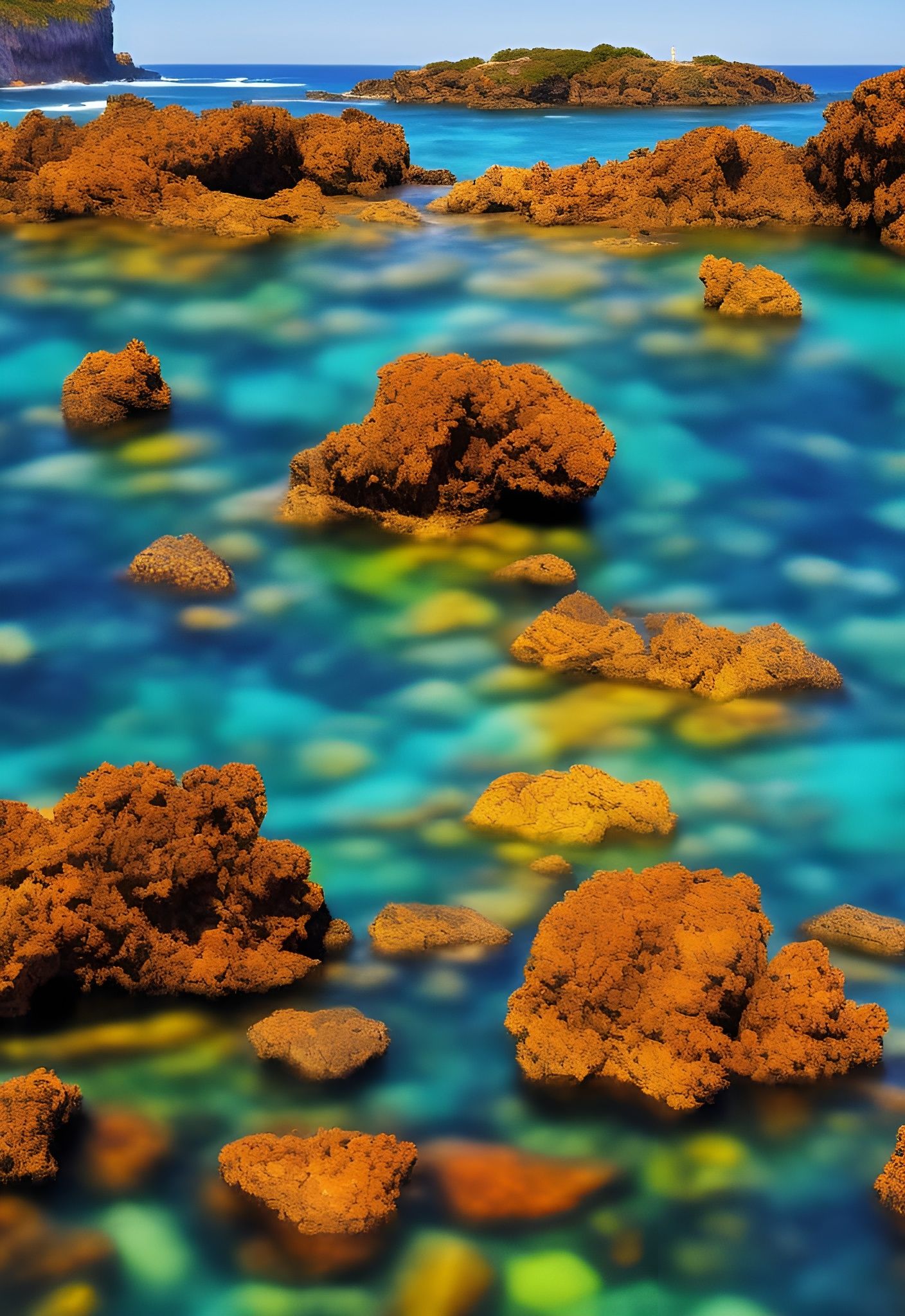 Water Scape - AI Generated Artwork - NightCafe Creator