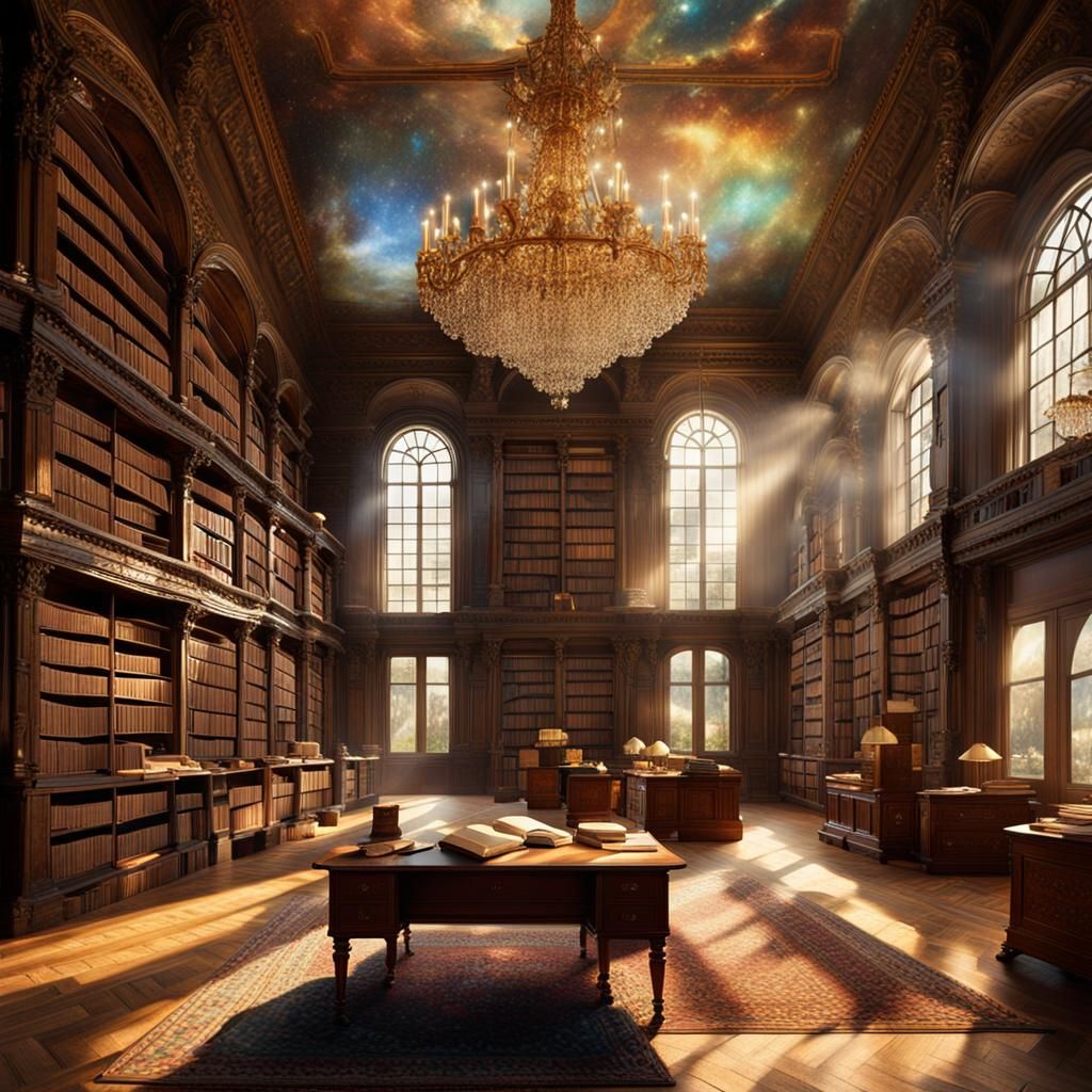 Library - AI Generated Artwork - NightCafe Creator