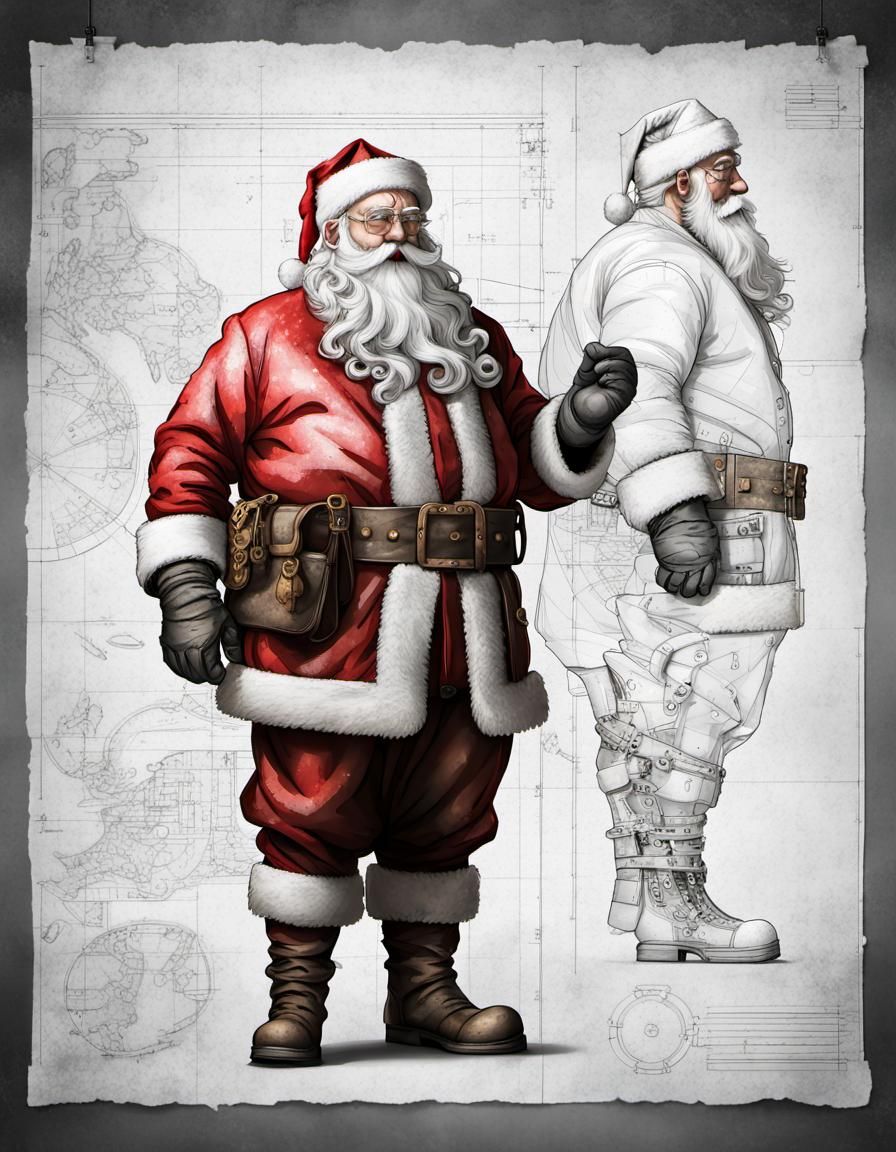 Santa Claus. - AI Generated Artwork - NightCafe Creator