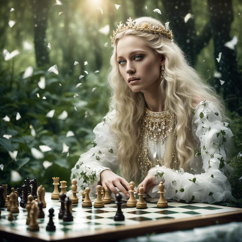 Caïssa Chess Goddess - AI Generated Artwork - NightCafe Creator