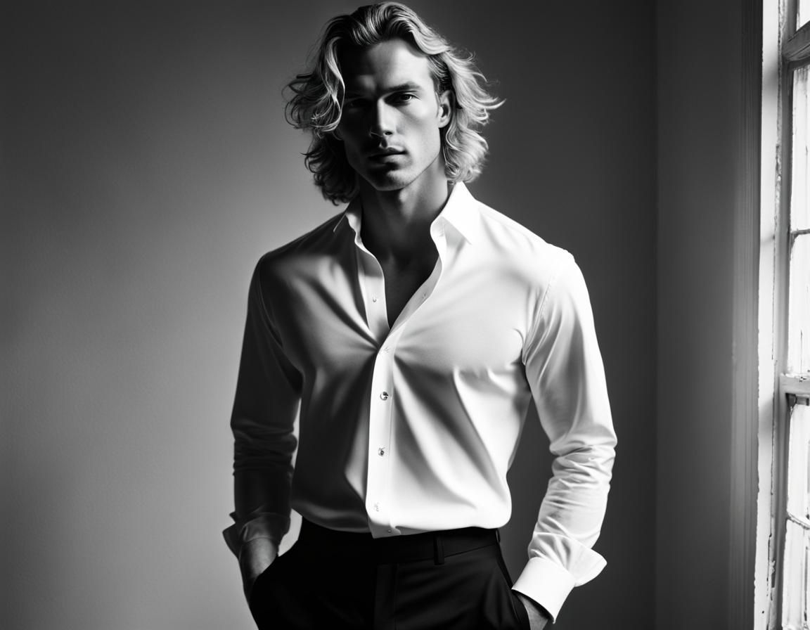 Minimalist Model - AI Generated Artwork - NightCafe Creator