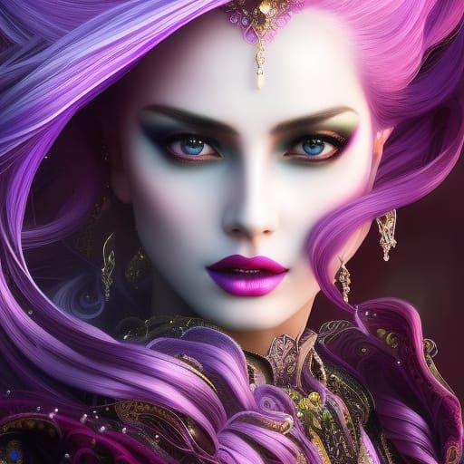 Blue-Eyed Violet - AI Generated Artwork - NightCafe Creator