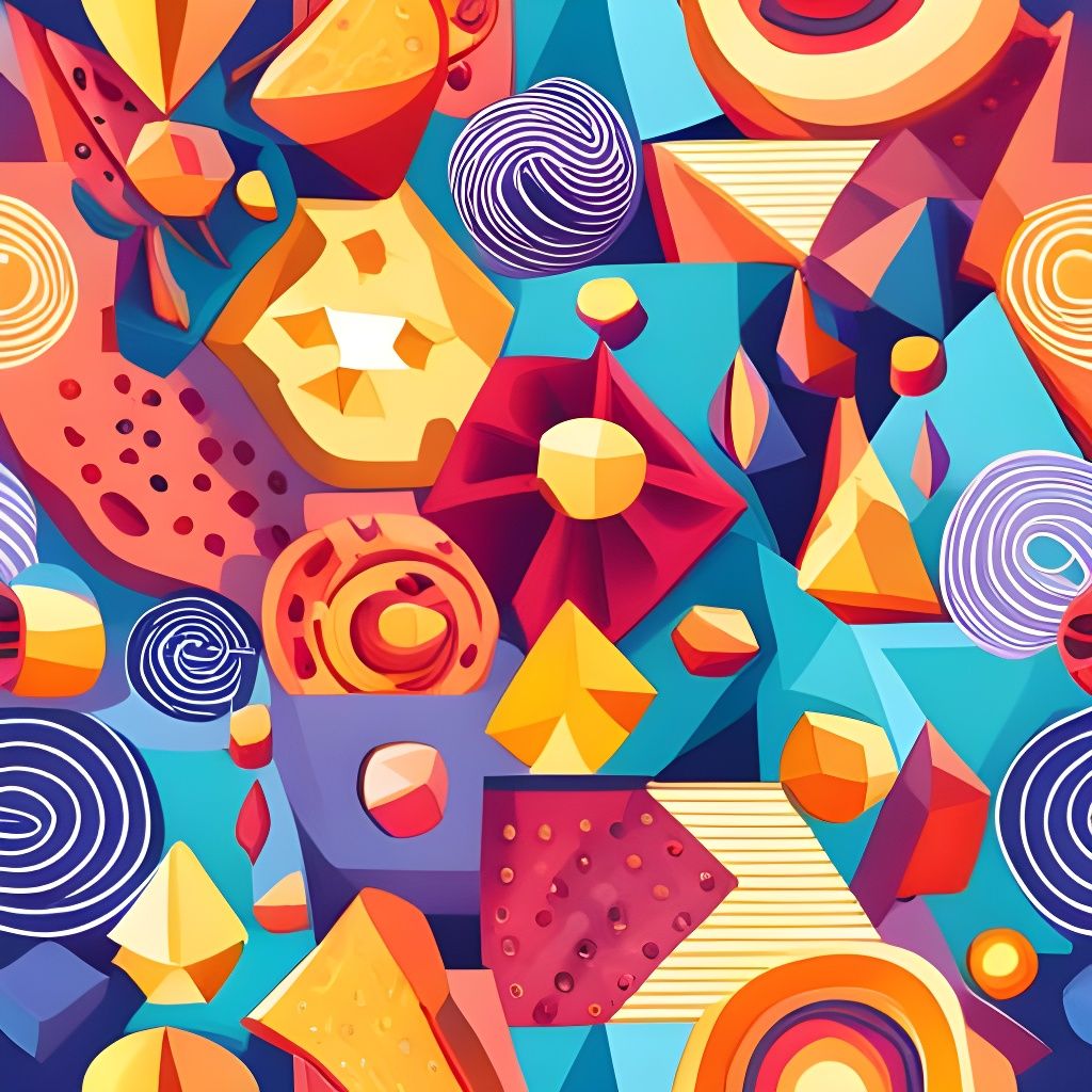 geometrical mess - AI Generated Artwork - NightCafe Creator