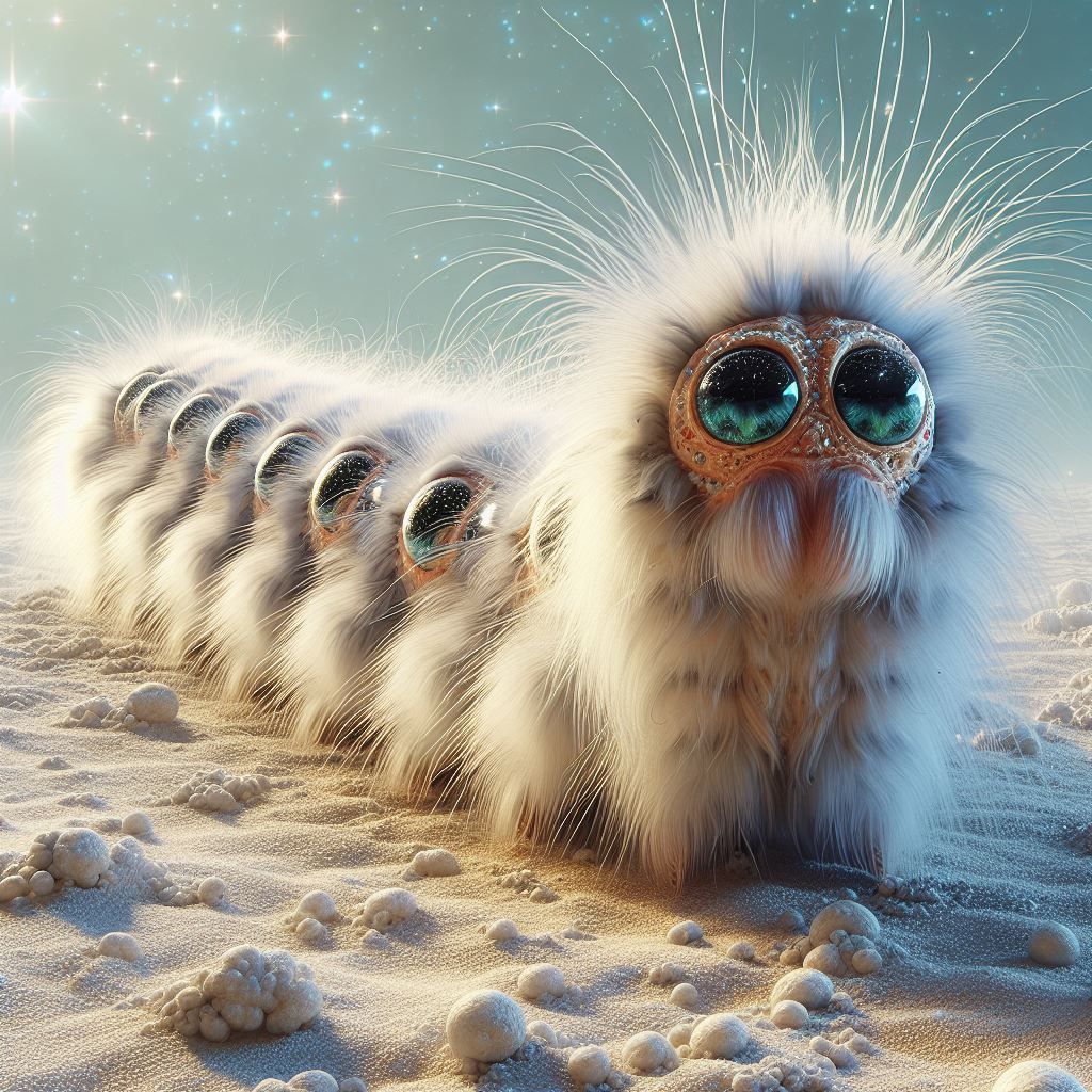 Cosmic Worms - AI Generated Artwork - NightCafe Creator