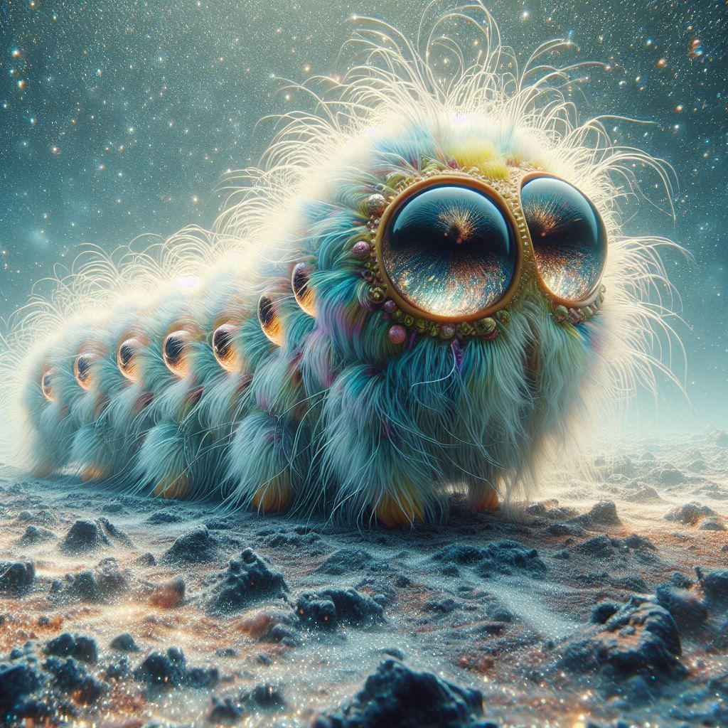 Cosmic Worm - AI Generated Artwork - NightCafe Creator