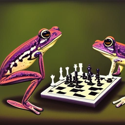 Chess by frogs - Chess by frogs