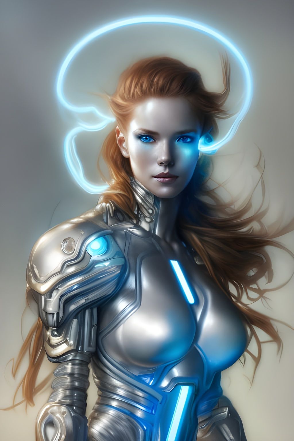 Sarah Kerrigan - Terran Ghost - Starcraft - AI Generated Artwork - NightCafe Creator