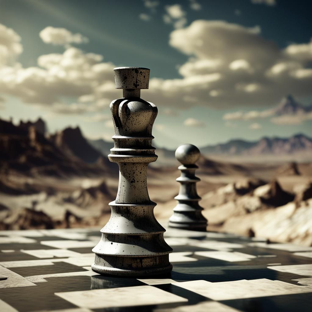 The wasteland after the checkmate - AI Generated Artwork - NightCafe ...