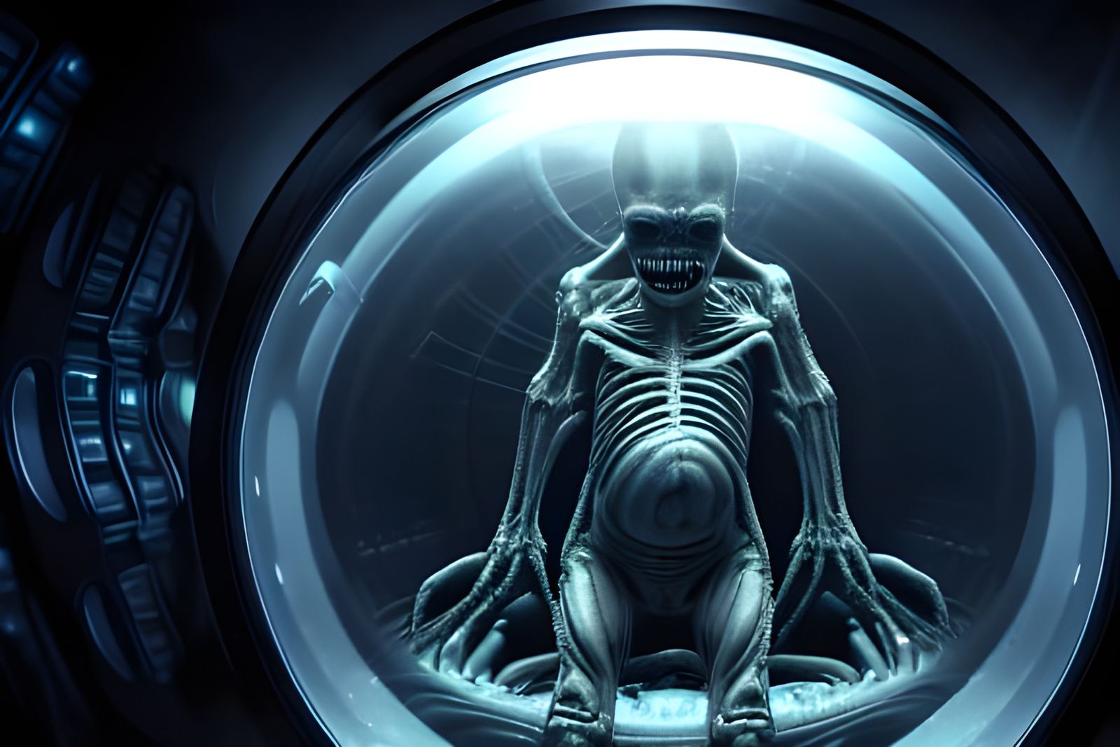 Alien incubator - Evolve - AI Generated Artwork - NightCafe Creator