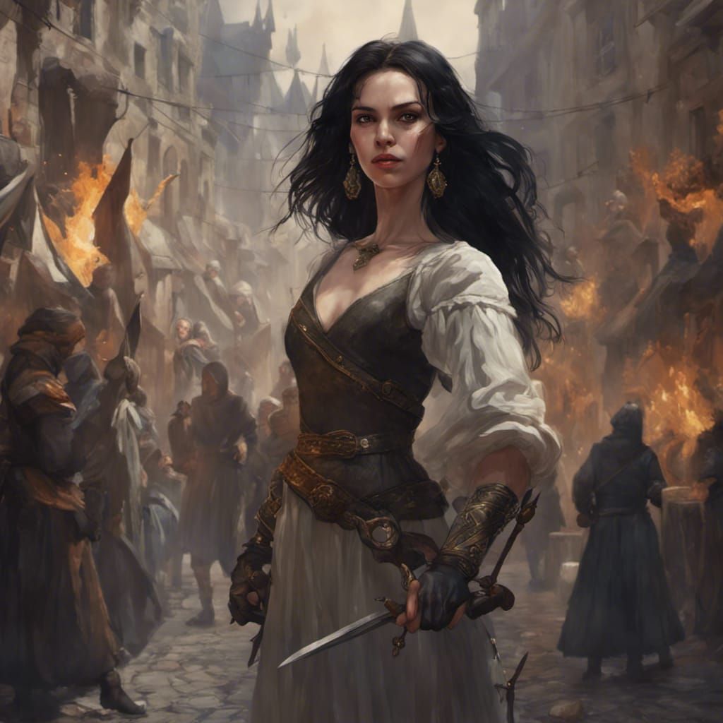 Talia D'valie Concept Art (DND) - AI Generated Artwork - NightCafe Creator