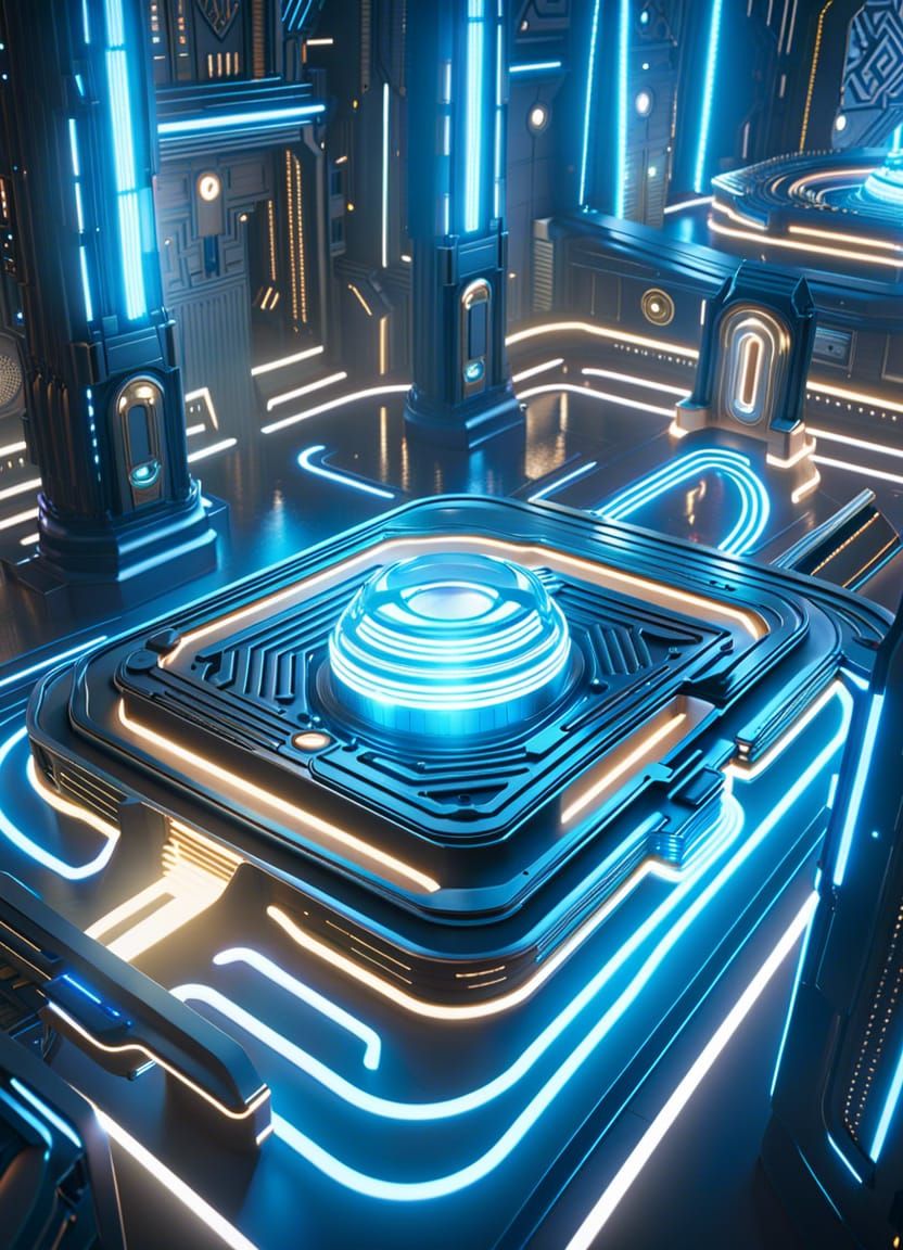 Core Maze! - AI Generated Artwork - NightCafe Creator