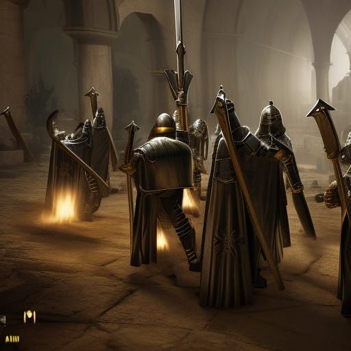 Knights Templar - AI Generated Artwork - NightCafe Creator