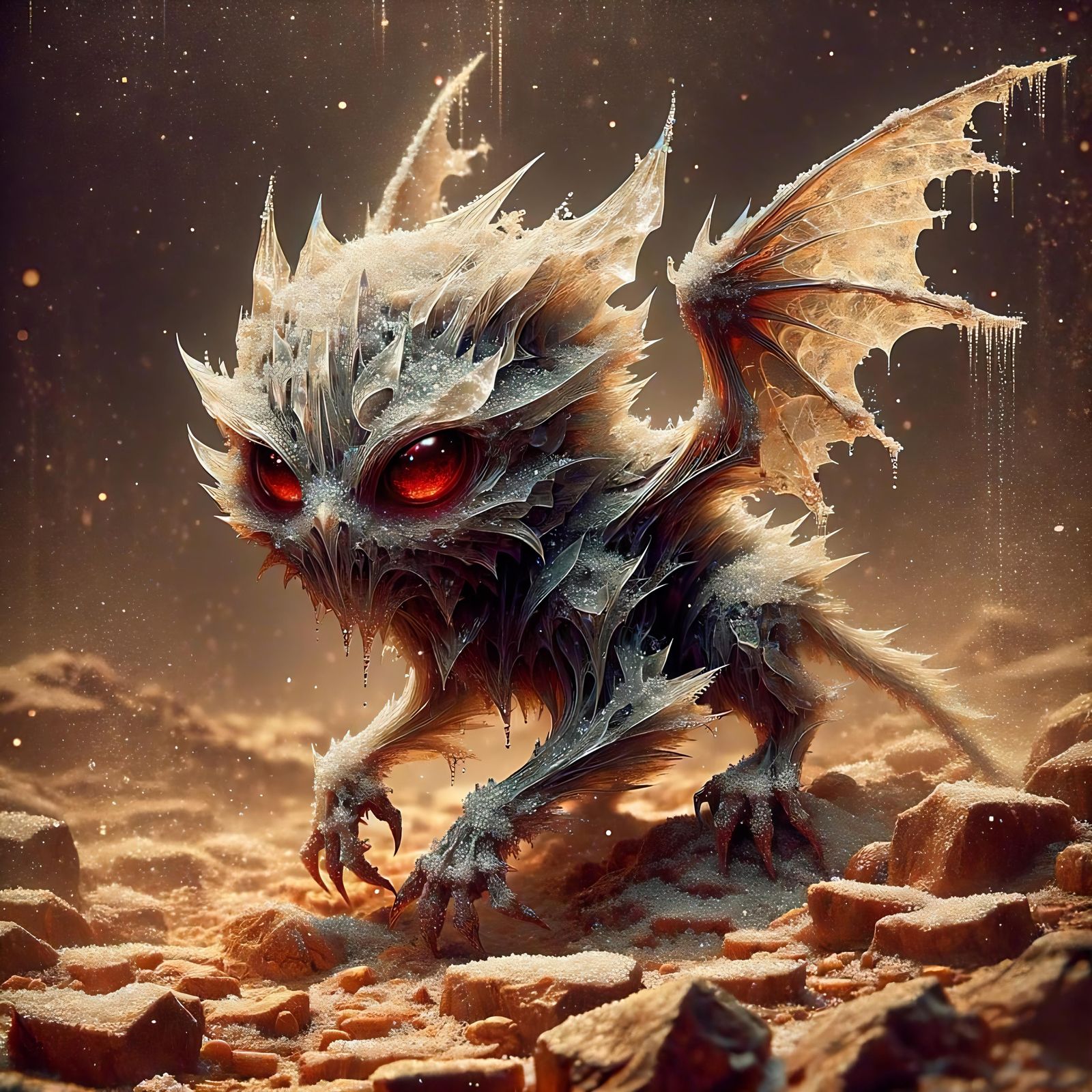 DND Series : Salt Mephit (Monster) - AI Generated Artwork - NightCafe ...