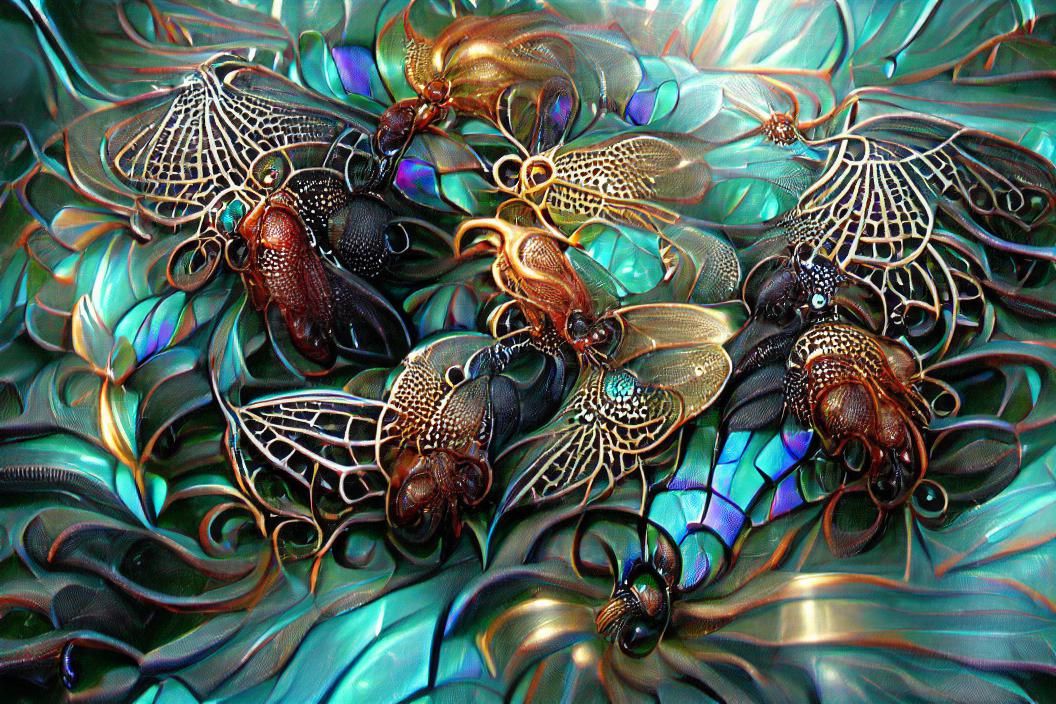Fractal Fusion Experiment 226 - AI Generated Artwork - NightCafe Creator