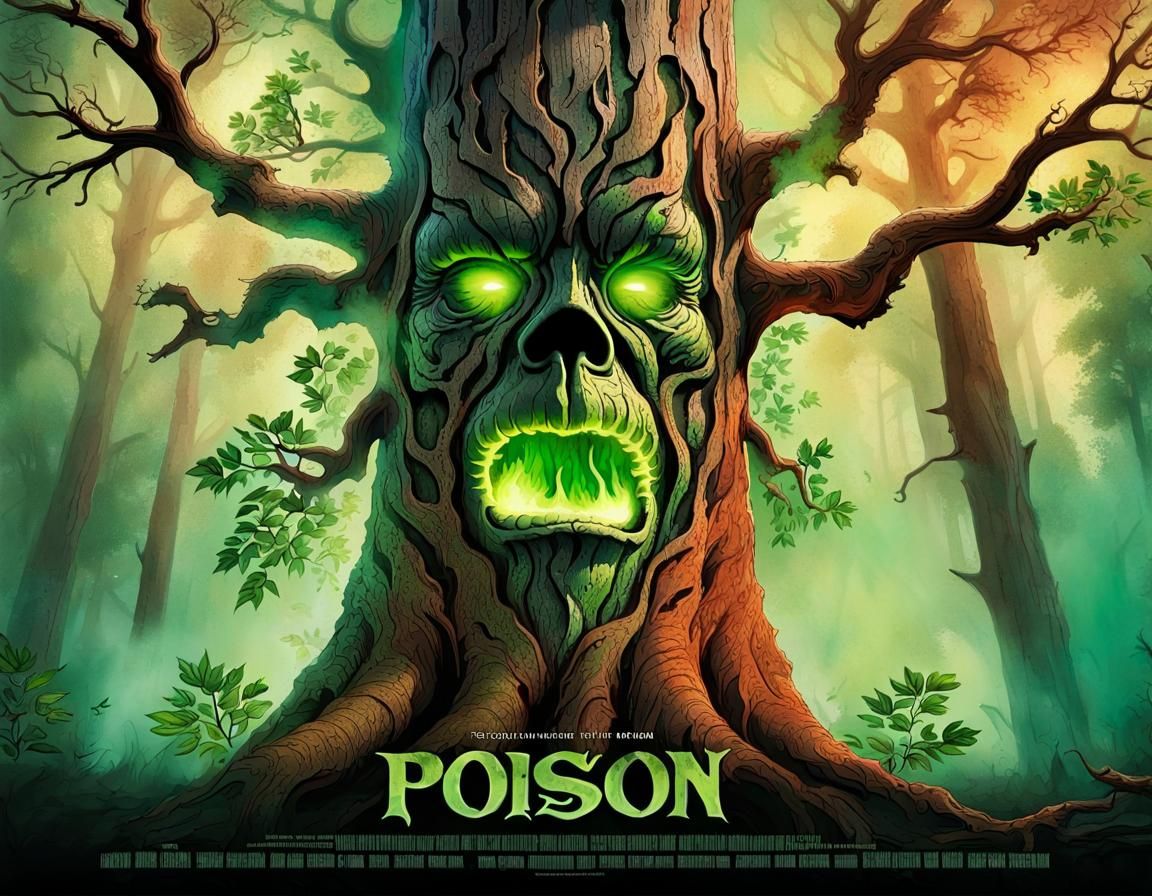Poison Oak, poster 2 - AI Generated Artwork - NightCafe Creator