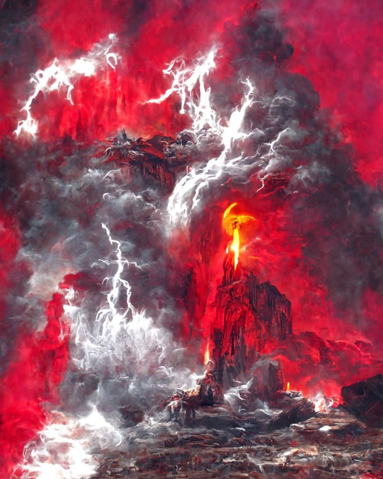 The First Hell - AI Generated Artwork - NightCafe Creator