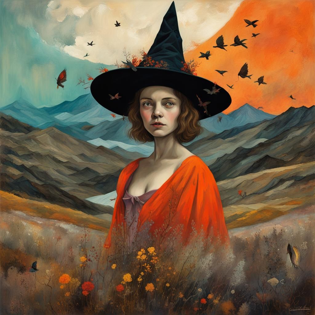 Country Witch - AI Generated Artwork - NightCafe Creator