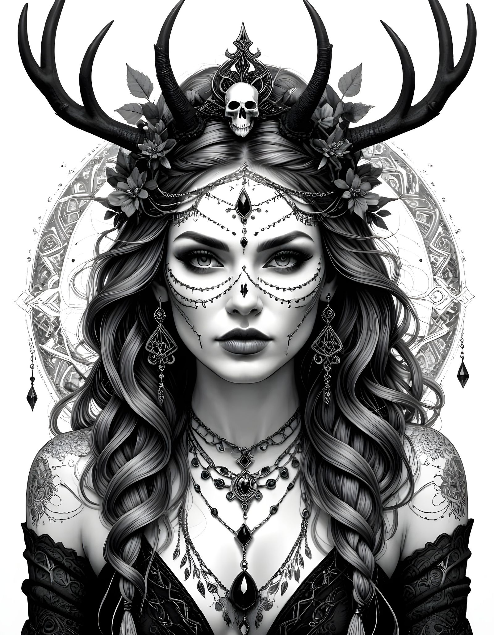 The one to guard balance. - Symmetrical Digital Ink Drawing ...