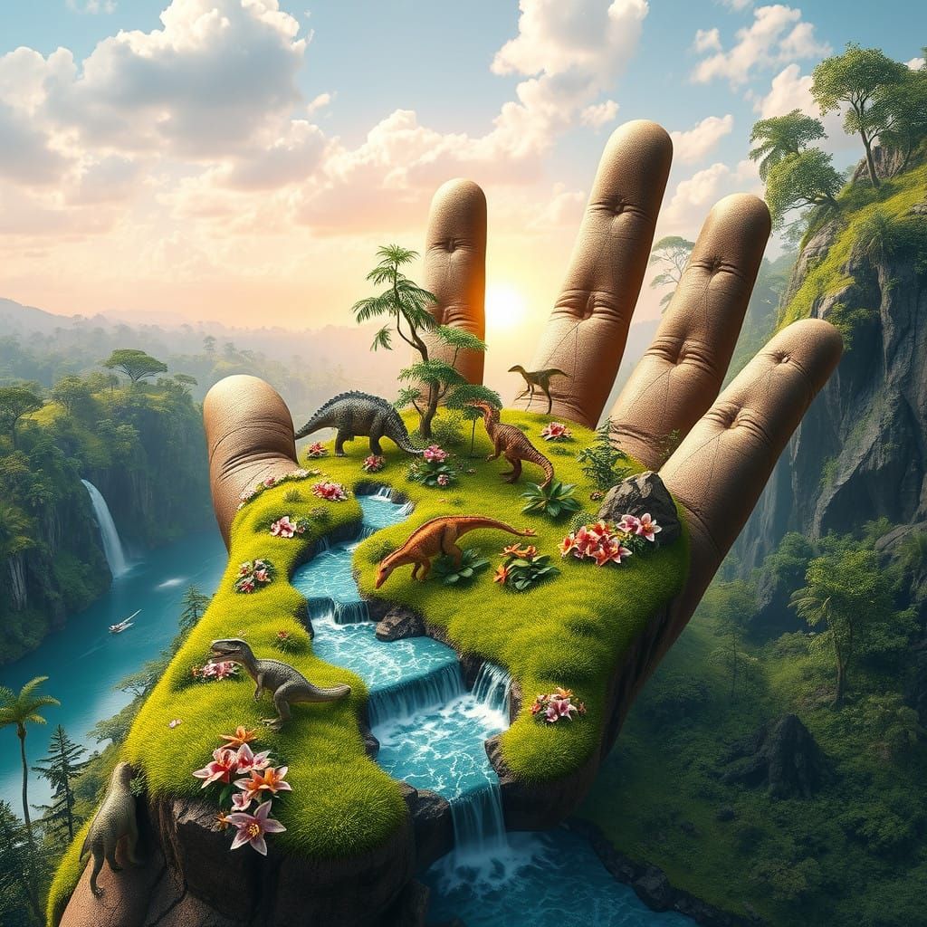 Appreciating the handscape - Surrealist Masterpiece: A Hand ...