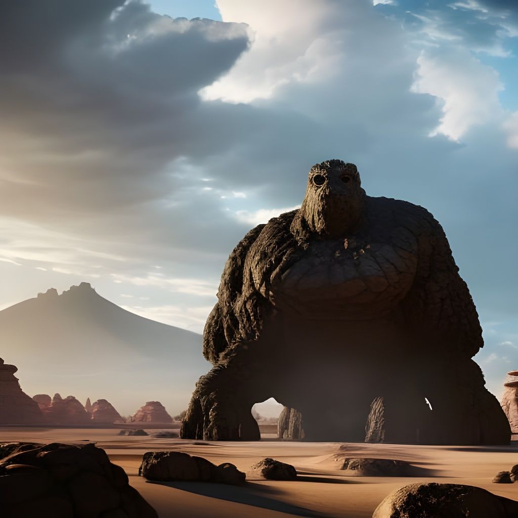 Stone monster II - AI Generated Artwork - NightCafe Creator