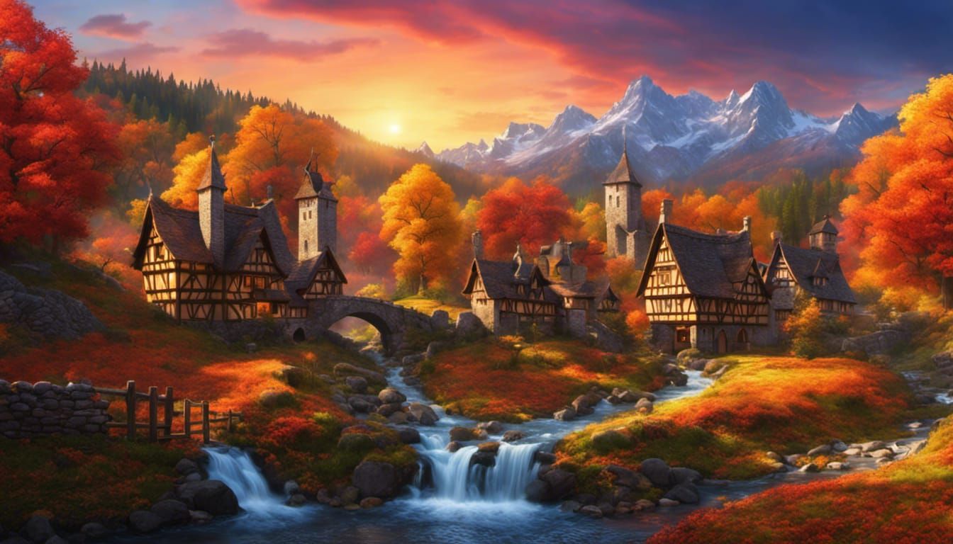 Autumn - AI Generated Artwork - NightCafe Creator