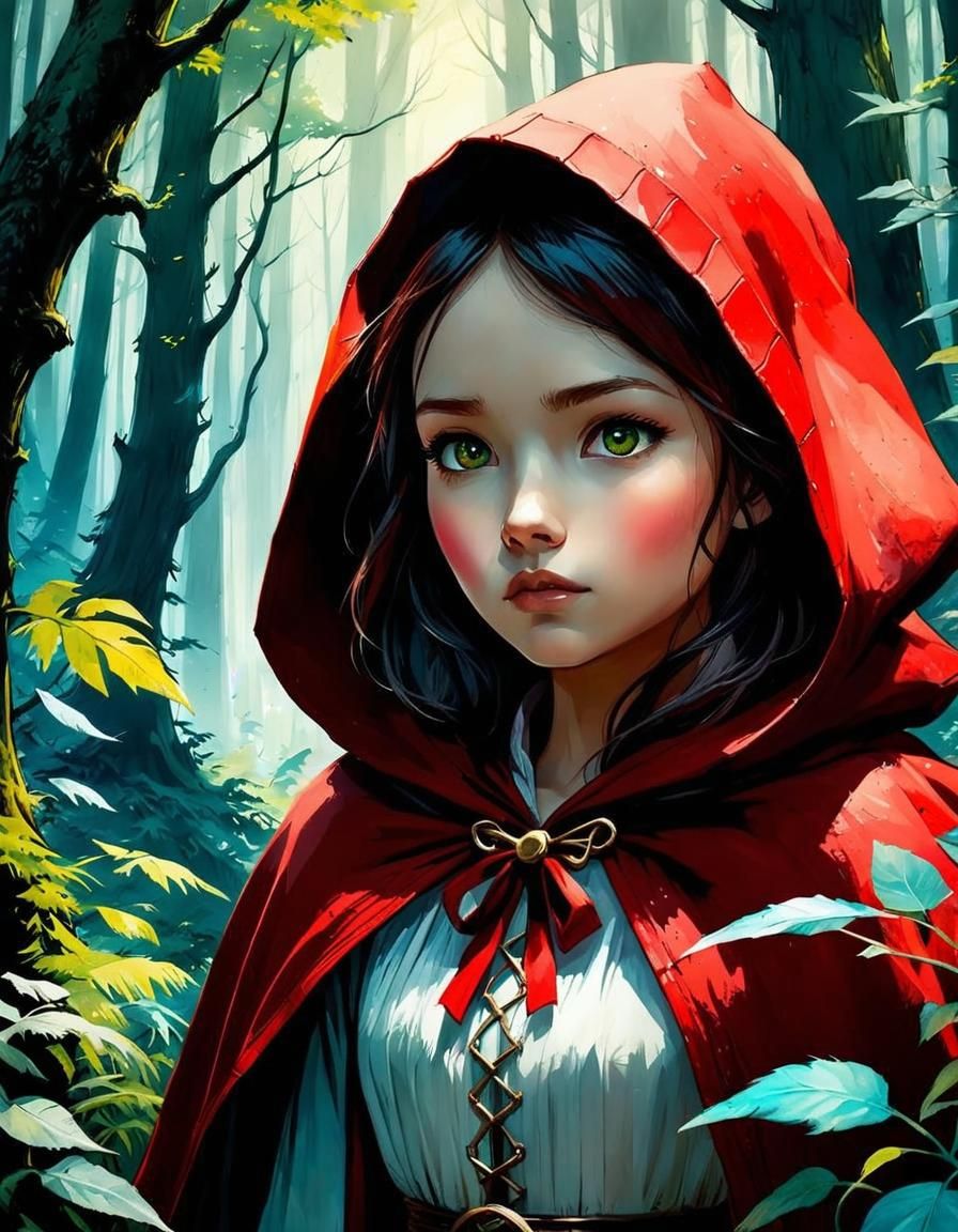 Red riding hood - AI Generated Artwork - NightCafe Creator