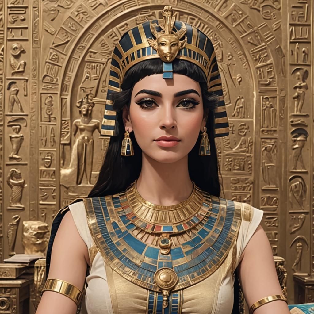 booktok , selfie of Egyptian queen Cleopatra. tiktok, titoker - AI ...