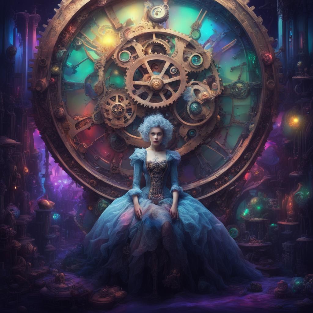 Clockwork wonderland - AI Generated Artwork - NightCafe Creator