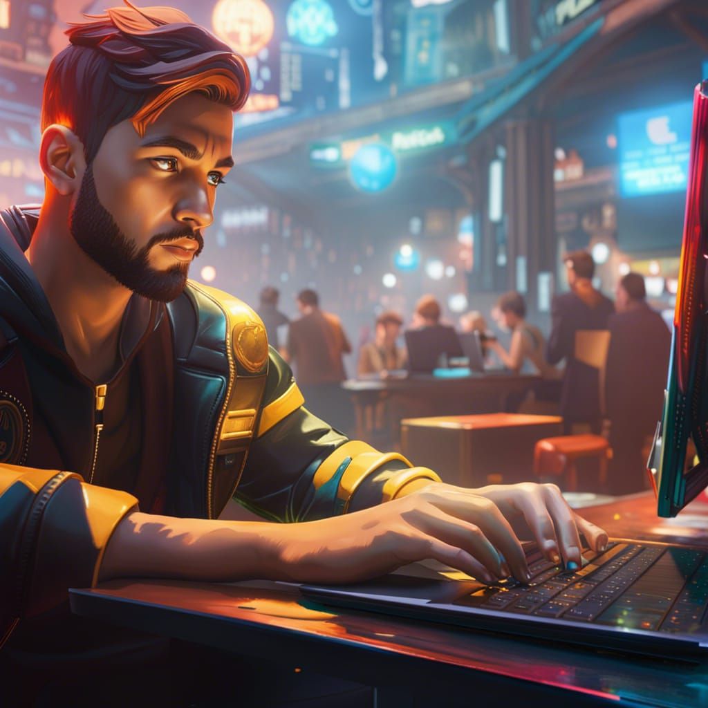 Coder Life - AI Generated Artwork - NightCafe Creator