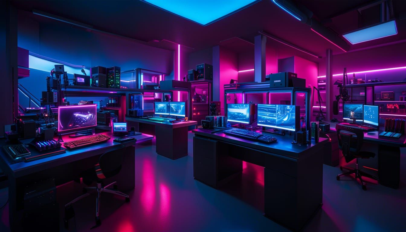Gaming Lab - AI Generated Artwork - NightCafe Creator