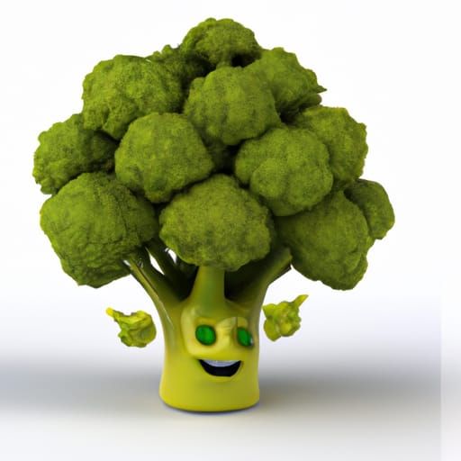 3D broccoli - AI Generated Artwork - NightCafe Creator