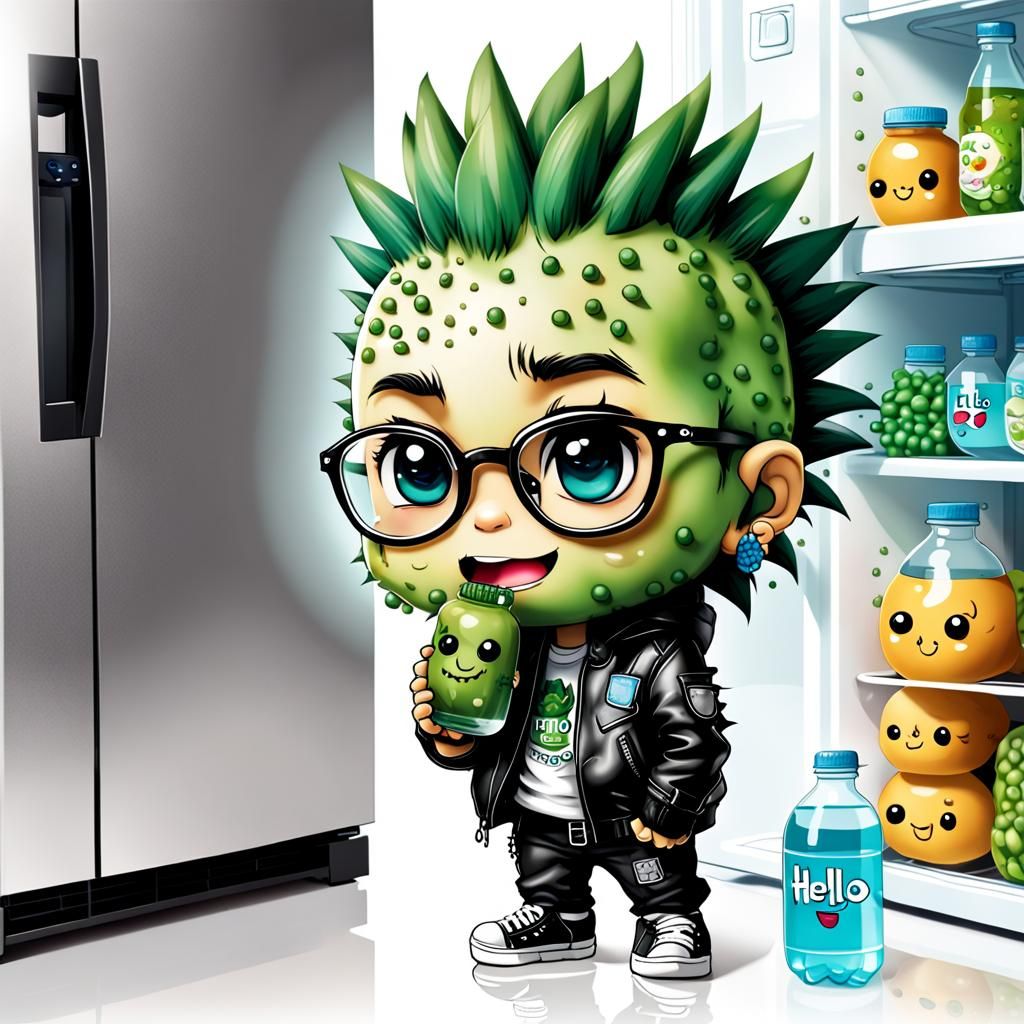 Chibi Fruits & Vegetables ( pickle ) - AI Generated Artwork - NightCafe ...