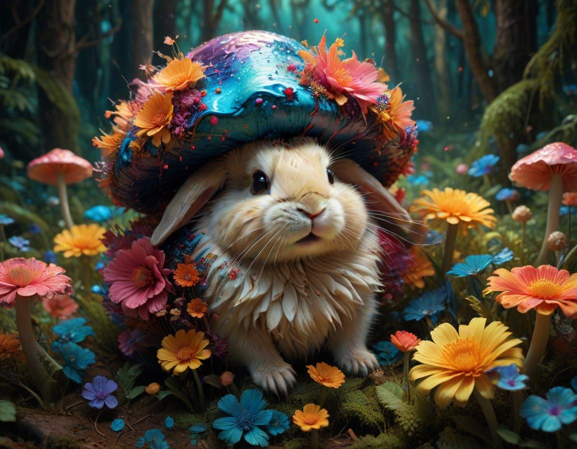 fluffy rabbit )) - fluffy rabbit ))