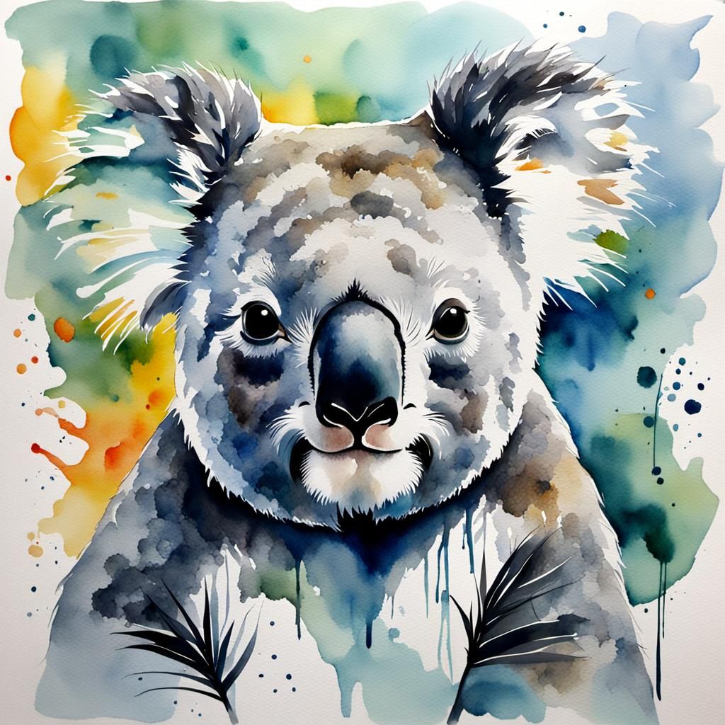 WATERCOLOUR SPLASH ANIMALS - AI Generated Artwork - NightCafe Creator