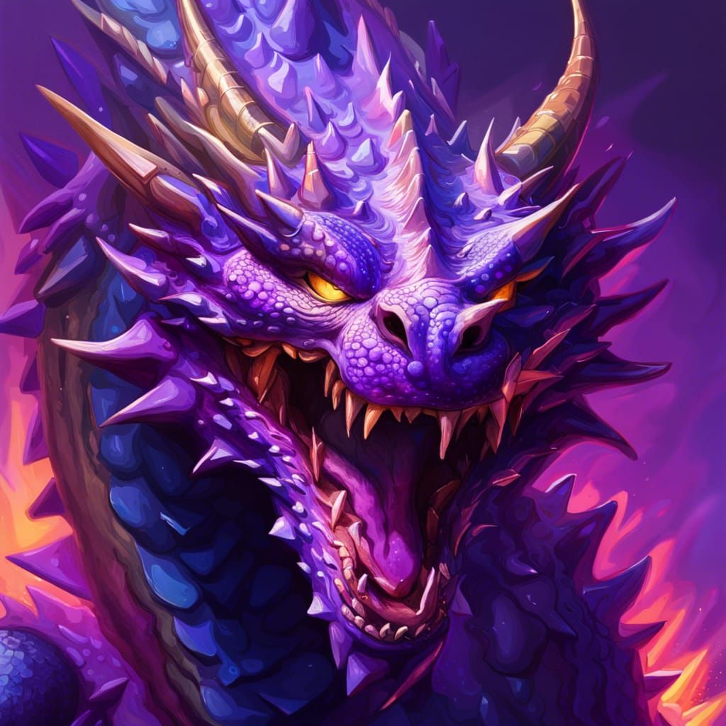 Snarling Dragon - AI Generated Artwork - NightCafe Creator