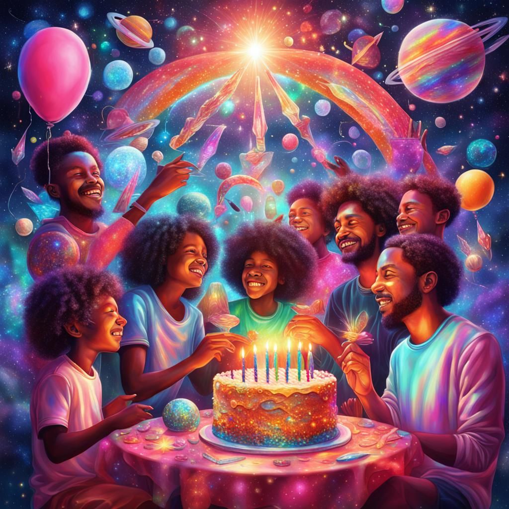 Birthday Party - AI Generated Artwork - NightCafe Creator
