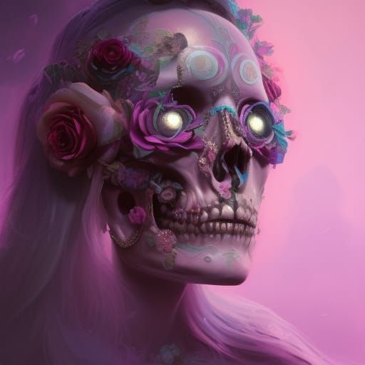 Cyber Rose - AI Generated Artwork - NightCafe Creator